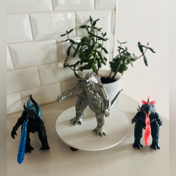 Toys | Larger Godzilla Poseable Action Figures Set | Poshmark